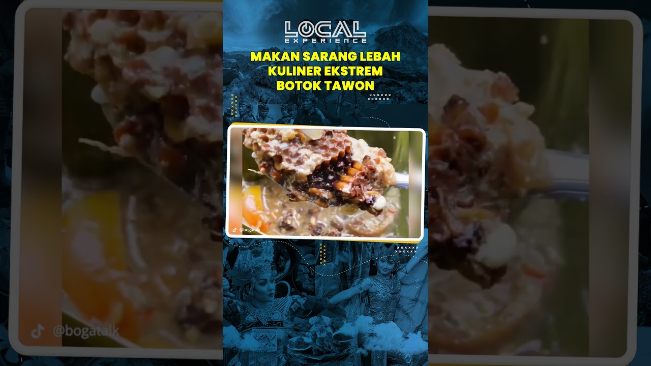 Sensasi Makan Sarang Lebah, Kuliner Ekstrem Botok Tawon Banyuwangi ...