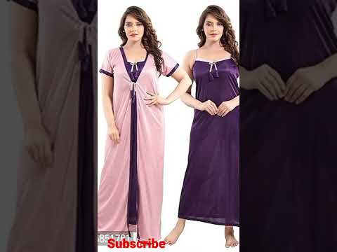 #shortsvideo #viralshorts #shorts women's satin night gown