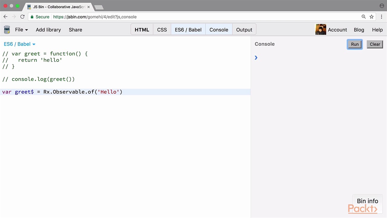 Reactive JavaScript Programming : Observables as Functions | packtpub.com