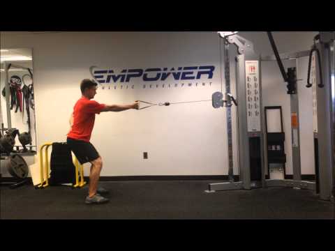 STANDING 1 ARM CABLE ROW