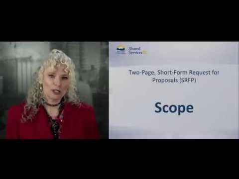 Scope of the BC Government's Short-Form Request for Proposal