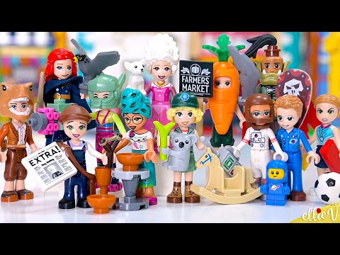 Lego minifigures series 24 full set (and then I make them into minidolls because Lego still won’t)