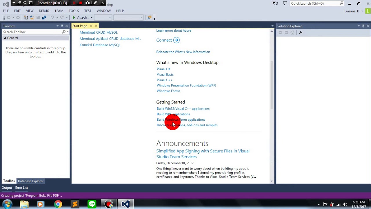 Tutorial Membuat Program Menampilkan File PDF menggunakan Visual Basic.NET