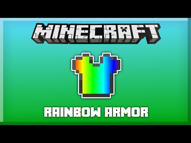 Rainbow Armor in One Command [Minecraft 1.8] Minecraft Map
