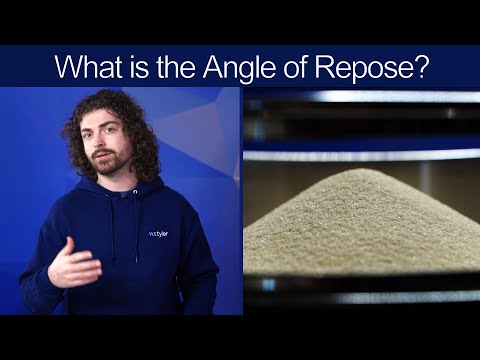 How to Calculate the Angle of Repose in Sieve Analysis
