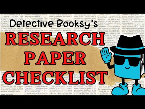 How to Write a Research Paper for Kids | Easy Checklist for Elementary Students