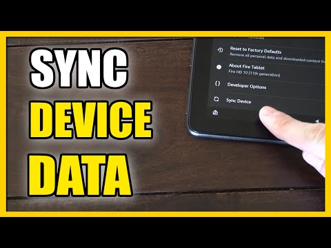 How to Sync Device Data to Cloud on Amazon FIRE HD 10 Tablet (Fast Method)