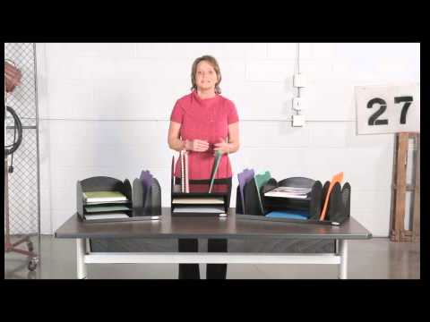 Safco® Steel Desk Organizer Rack