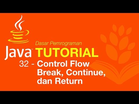 Learn Belajar Java Dasar 32 Break Continue dan Return Control Flow ...