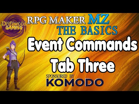 Steam Community :: Video :: How To Use The Event Commands on Tab 3 RPG Maker MZ The Basics Tutorial