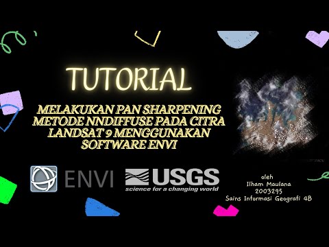 TUTORIAL MELAKUKAN PAN SHARPENING METODE NNDIFFUSE PADA CITRA LANDSAT 9 MENGGUNAKAN SOFTWARE ENVI