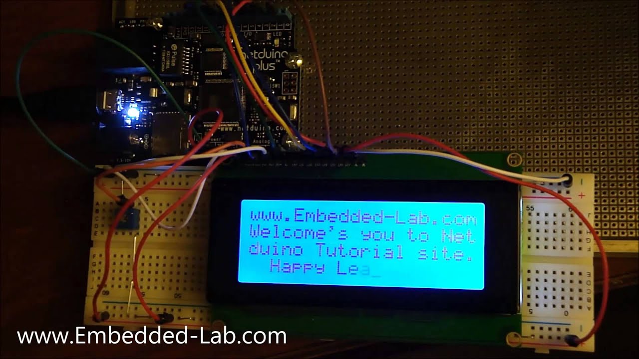 Netduino Day 2 Character LCD (4 Rows)