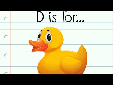 Letter D Words For Kids/ d words/ Words Start with letter D/ Letter D Words sounds with pictures