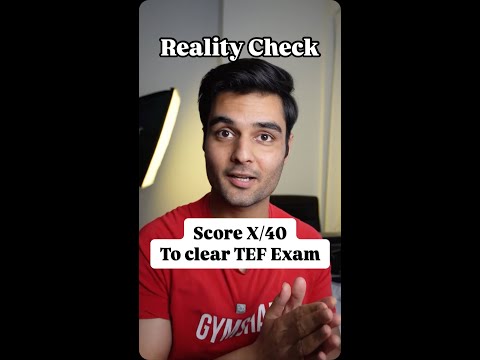 How Many Correct Answers for CLB 7 in TEF Reading  Listening?  #shorts