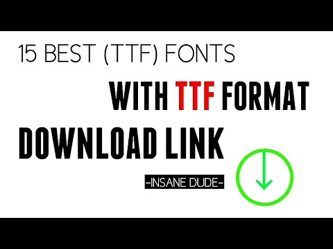 15 best (ttf) format fonts with download link