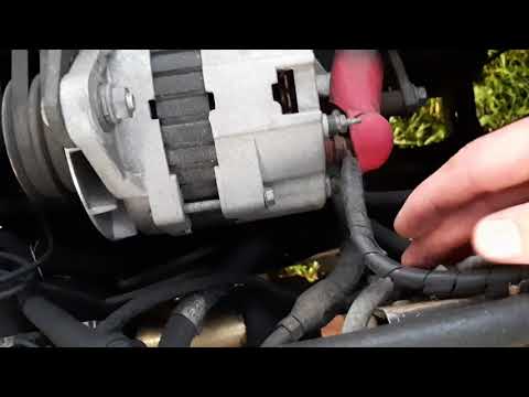 Humvee aftermarket alternator wiring.