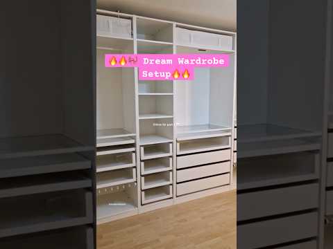 πβ¨ Setting Up My Dream Closet: IKEA Wardrobe Organization & Closet Tour!β¨π #home #homedecor