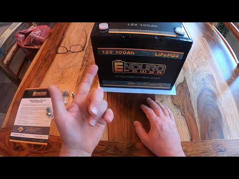 Enduro 100A/H Lithium Battery Installation - 2015 Tab Max-S Trailer