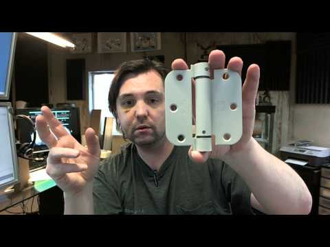 Bommer LB4312-350-600 3.5x3.5in Single Acting Spring Hinge-Full Mortise-Primed for Painting