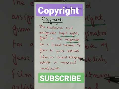 What is Copyright?