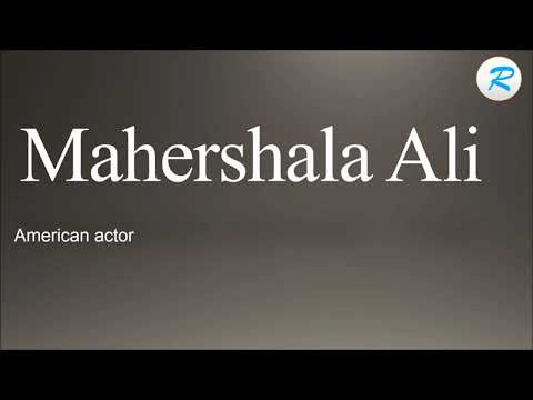 How to pronounce Mahershala Ali