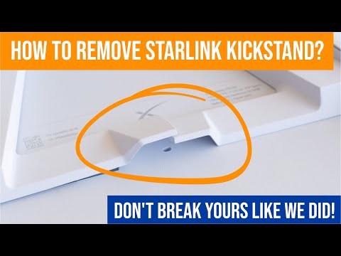 Removing the Starlink Kickstand (Without Breaking It!) - Watch This First
