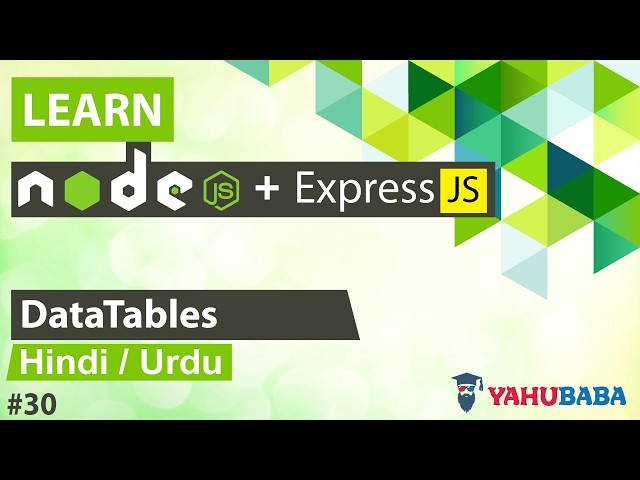 Comprehensive Guide to Using DataTables with ExpressJS and NodeJS in ...