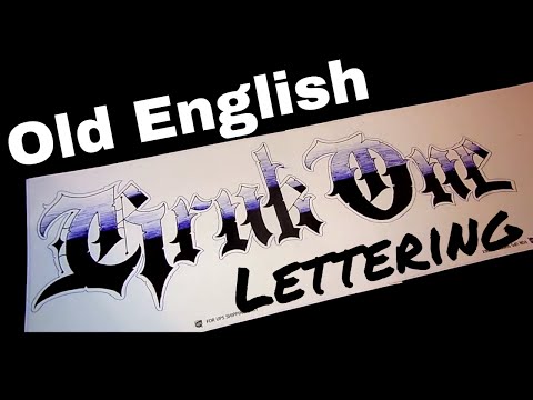 Old English Lettering
