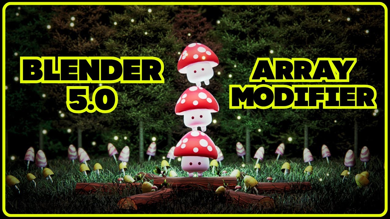 Blender 5.0's ARRAY Modifier Tutorial (Full Breakdown)