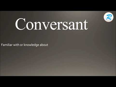 How to pronounce Conversant