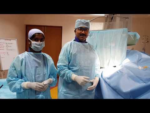 How is a coronary angiogram done? (LIVE PATIENT NARRATION) Dr Binoy John