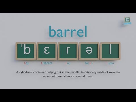 How to pronounce barrel ?