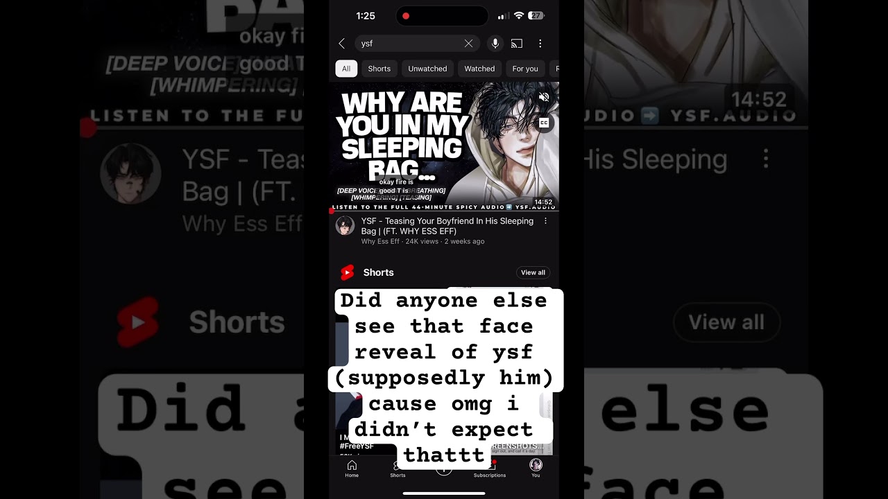 also i know other people have seen it like seven billion years ago. i’m always lateee #ysf #asmr