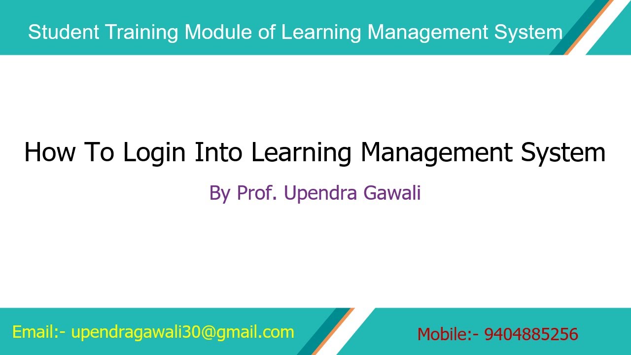How To Login Into Learning Management System | Student LMS Training