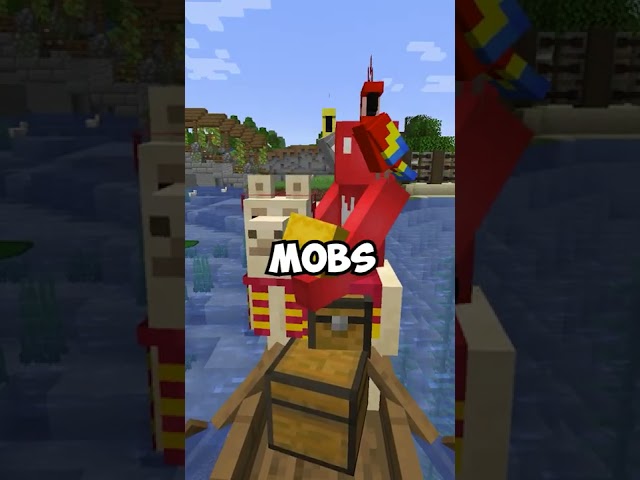 Which Minecraft mobs can you trap in a boat?