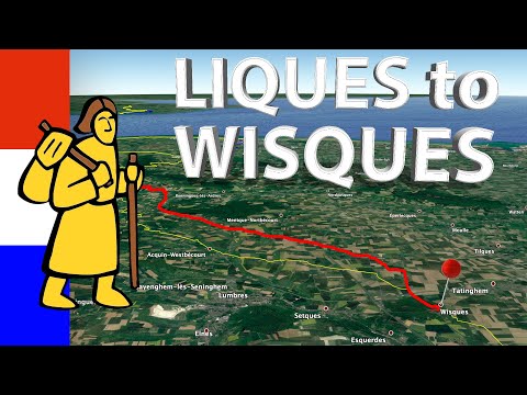 Francigena Map 03 | Licques to Wisques 24 km