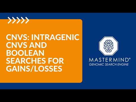 Mastermind Genomic Search Engine - CNVs: Intragenic CNVs and Boolean Searches for Gains/Losses