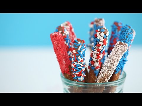 Fourth of July Pretzel Sparklers - Martha Stewart