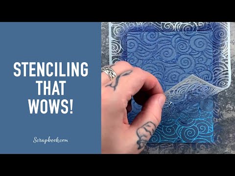 Stenciling That Wows! | Scrapbook.com