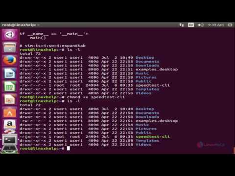 How to test Internet Speed from Linux Terminal