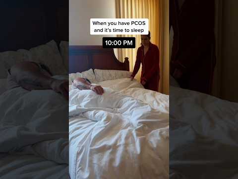 When you have #pcos and it’s time for bed…