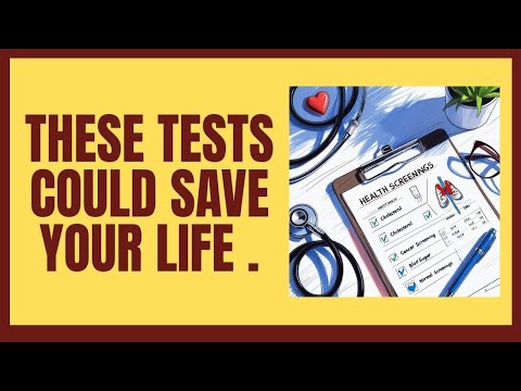 Preventive health screening you should not skip.
