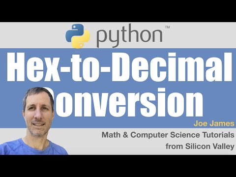 Python: Hexadecimal to Decimal Conversion