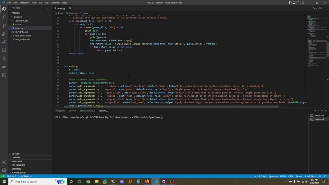 Pashion - Simple Python Hash Cracker