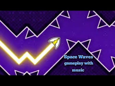Space waves gameplay with music