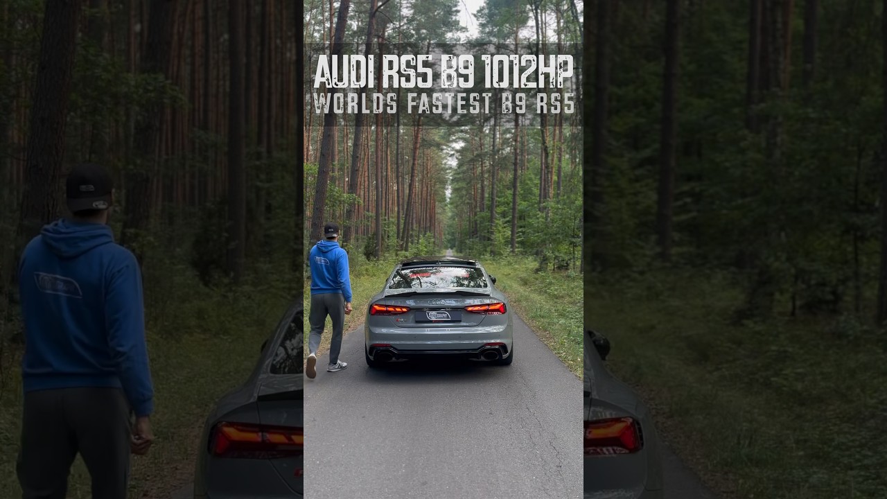 Alone in the forest with 1012hp Audi RS5 B9 | Worlds fastest #audi #rs5