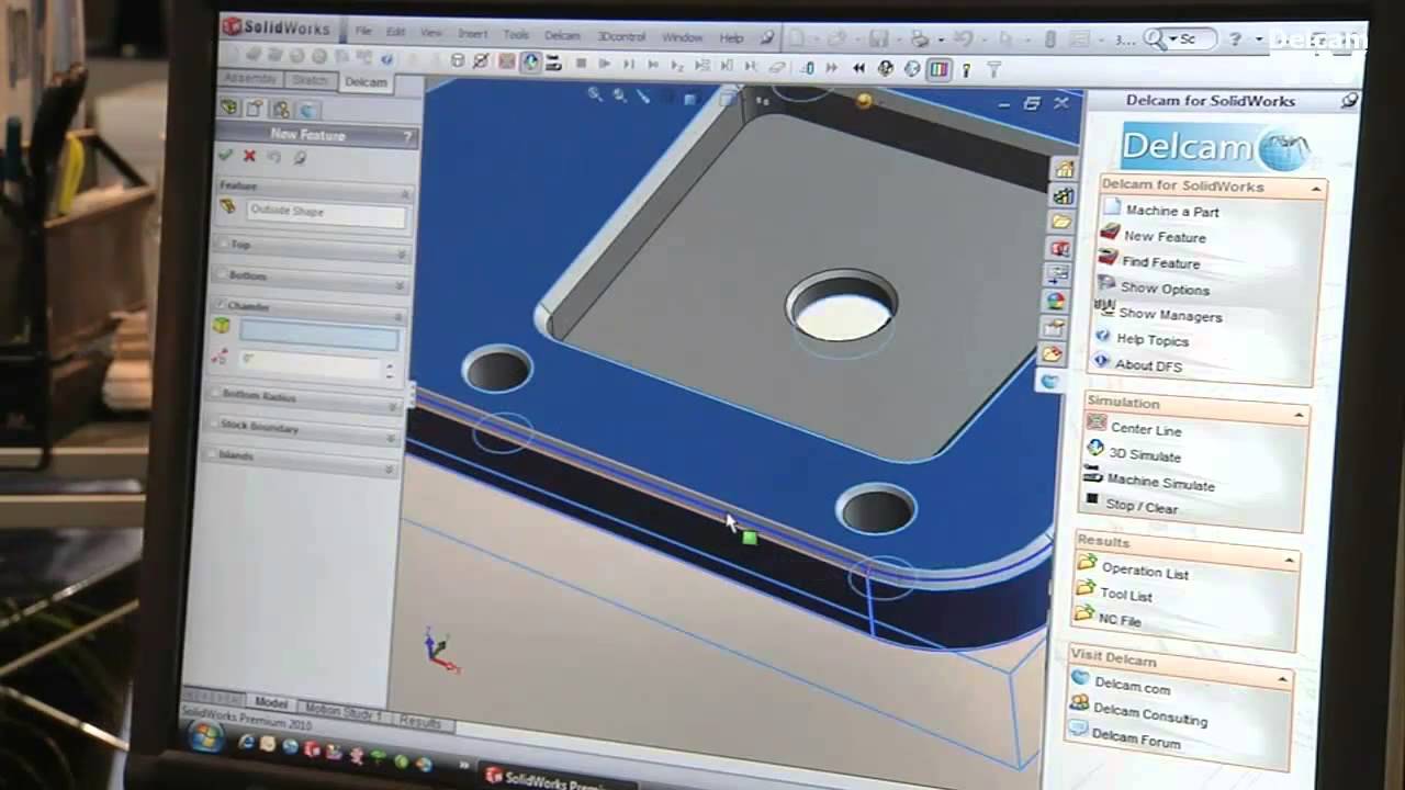 AvenAo Solution Manufacturing  présente Delcam for SolidWorks Demo
