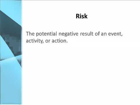 Risk Definition - What Does Risk Mean