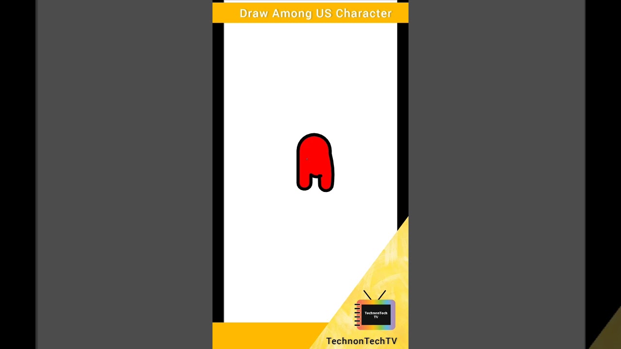 Draw Among US Character | using Python Turtle #shorts #coding #programming