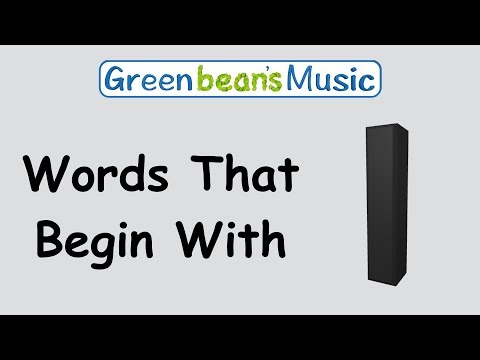 Words That Begin With I | Green Bean's Music